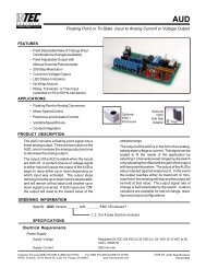 100 (1000) ohm platinum rtd resistance chart - INTEC Controls