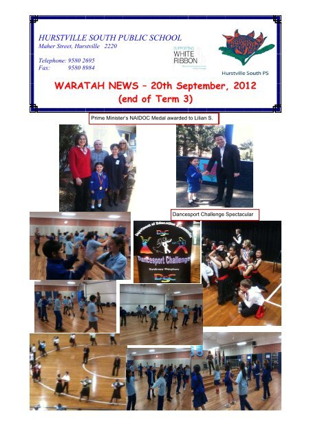 End of Term 3 (September) - Hurstville South Public School