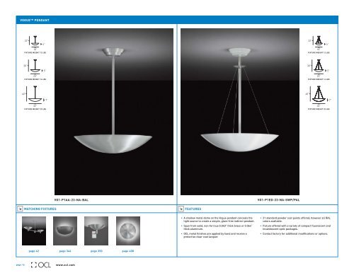 Catalog Page - OCL Architectural Lighting