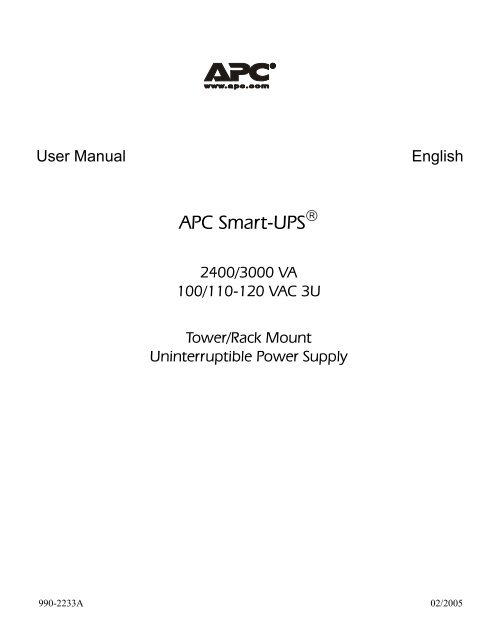 APC Smart-UPS - APC Media