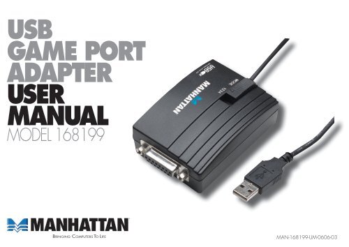 USB Game Port adaPter USer maNUaL