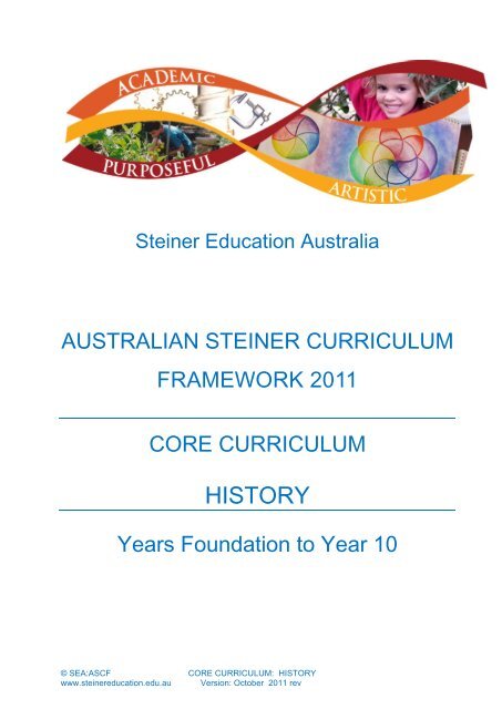 Core History Curriculum - Steiner Education Australia