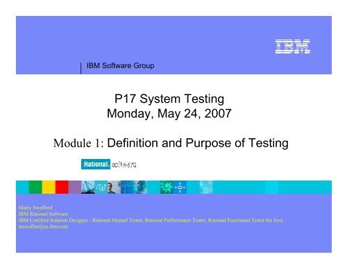 Definition and Purpose of Testing