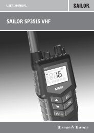 SAILOR COMPACT VHF RT2048 VHF Simplex/ Semiduplex ...