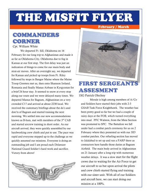 THE MISFIT FLYER - Delaware National Guard
