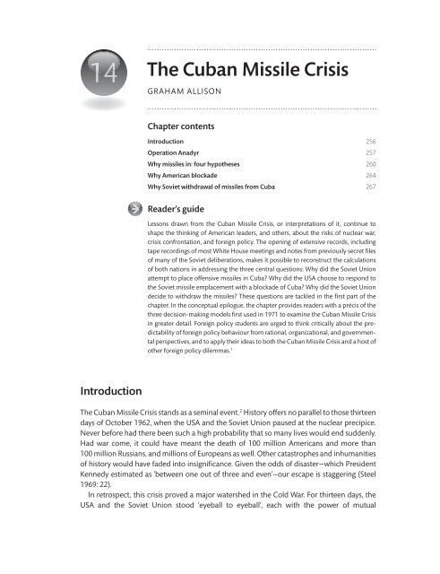 14 the Cuban Missile Crisis - Belfer Center for Science and ...