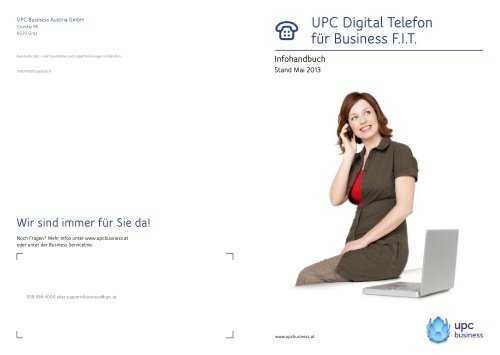 Anleitung UPC Digital Telefon für Business F.I.T. - UPC Business