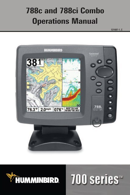 788c and 788ci Combo Operations Manual - Humminbird