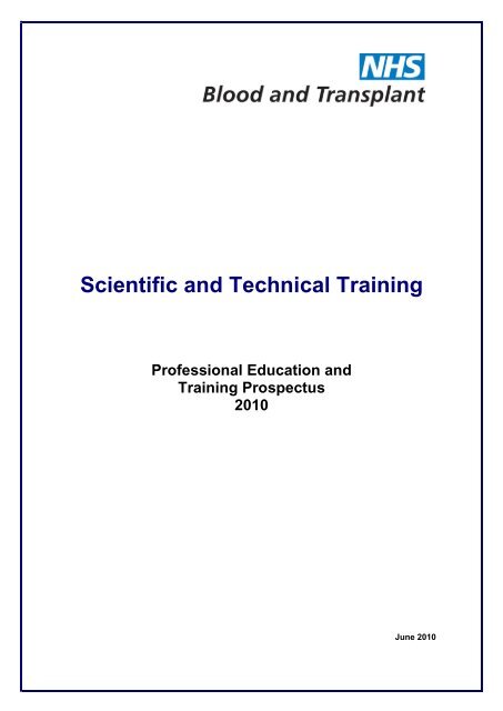 STT Prospectus 2010 complete - Hospitals & Science