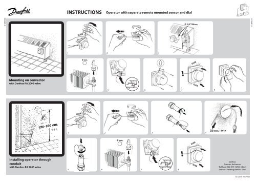 INSTRUCTIONS - Danfoss Heating