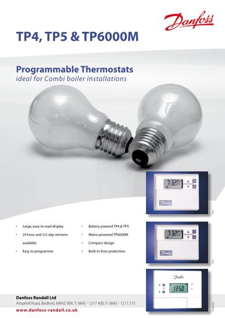 TP4, TP5 & TP6000M - Danfoss.com