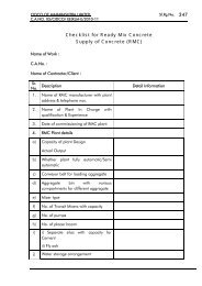390 Checklist for Ready Mix Concrete Supply of Concrete (RMC)