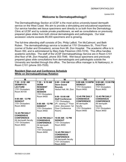 Welcome to Dermatopathology - Dermatology
