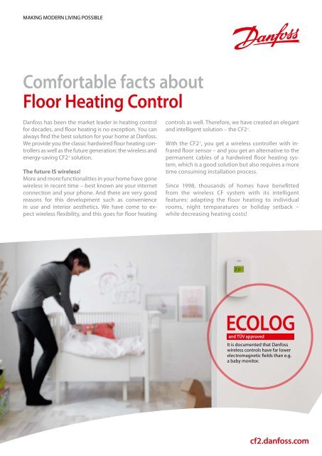 CF2+ Comfortable facts about Floor Heating Control - Danfoss.com