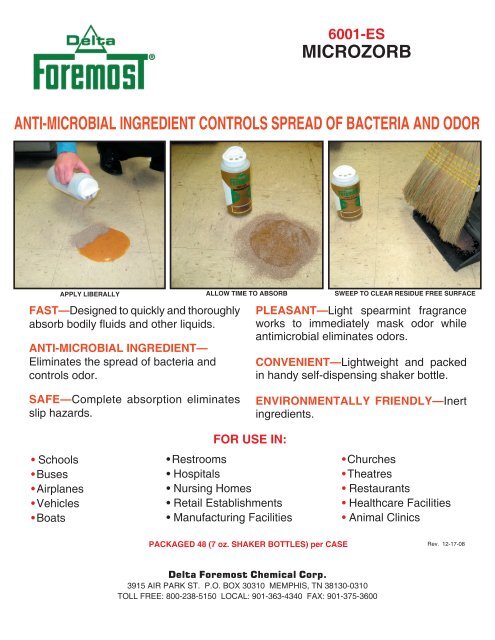 FM 6001-ES - Delta Foremost Chemical