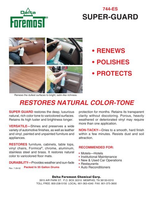 fm 744-es - super guard - Delta Foremost Chemical