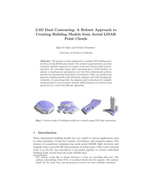 2.5D Dual Contouring: A Robust Approach to Creating Building ...