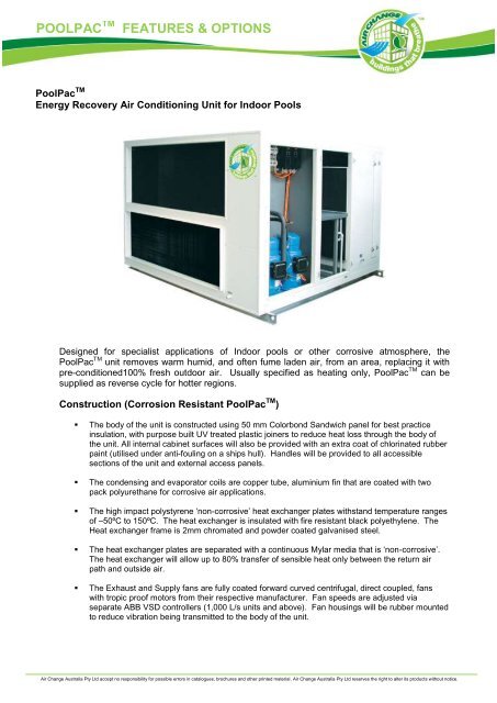 PoolPac Technical Data.pdf - Industrial Air