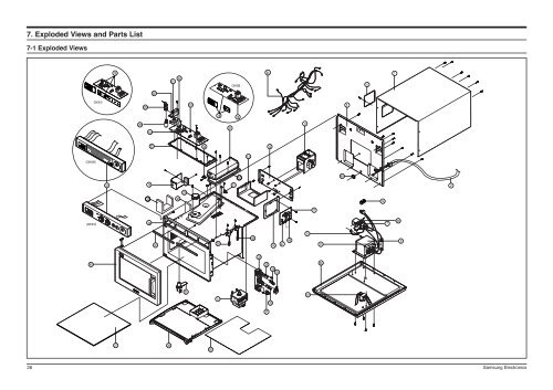 7. Exploded Views and Parts List