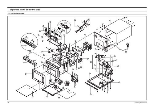 7. Exploded Views and Parts List