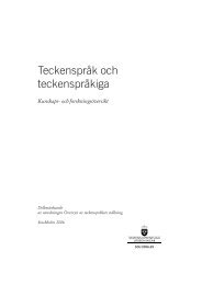 Utan ord ingen människa språket som identitetsskapare - Regeringen