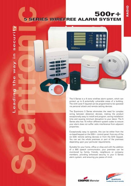 Scantronic 500r+ Security Systems - Lumsden Security