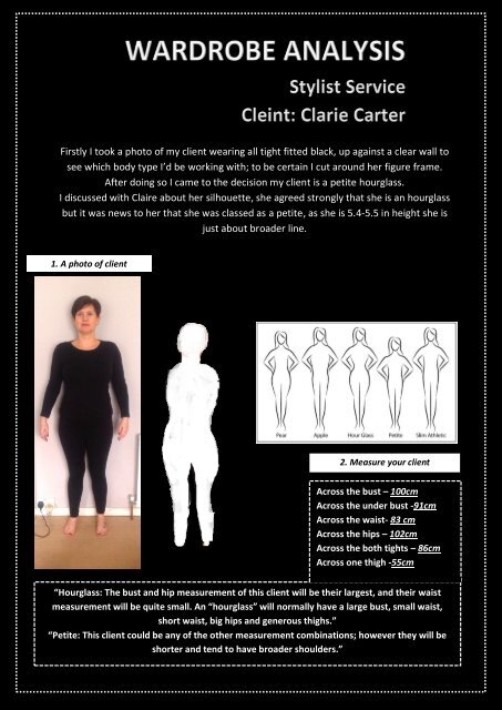 First Personal Stylist Report