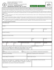 DOR-108 Application for Missouri Title and License