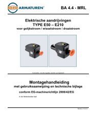 EB12 SYD double-acting Type EB5 - Ebro Armaturen