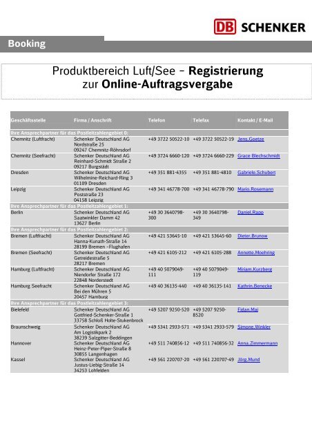 PDF herunterladen - Schenker Deutschland AG