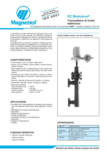EZ Modulevel® - Magnetrol International
