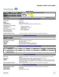 MATERIAL SAFETY DATA SHEET TASKI ... - Action Chemical