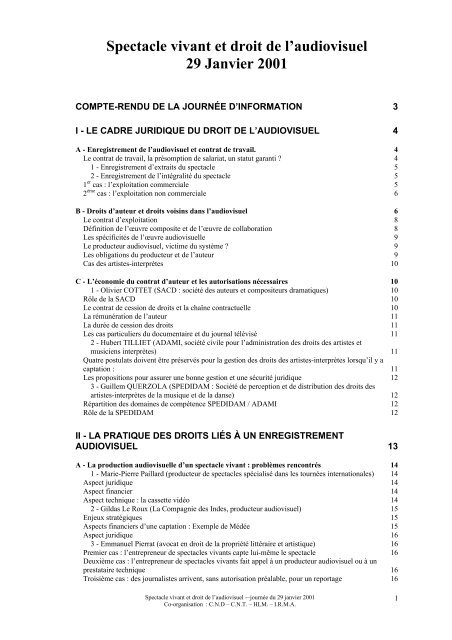 contrat de cession de droits d'exploitation d'un spectacle