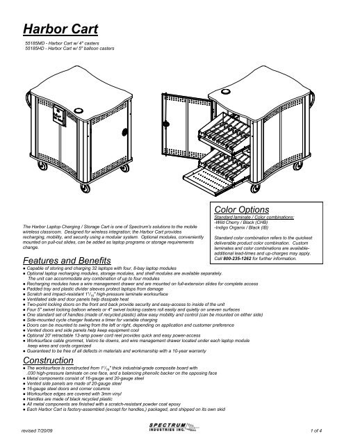 Harbor Cart - 55185 - Spectrum Industries, Inc.
