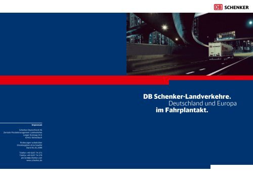 SCHENKERsystem - Schenker Deutschland AG - DB Schenker