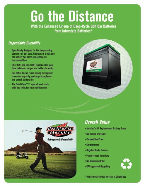 Sale > interstate 8 volt golf cart batteries > in stock