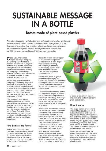 SUSTAINABLE MESSAGE IN A BOTTLE - Fzarchiv.de