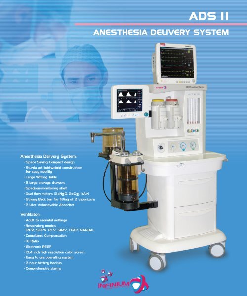 ADS II AneStheSIA DelIvery SyStem - medicomercio