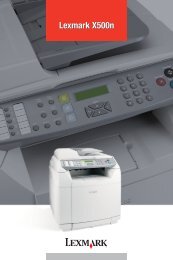 Lexmark Compatibility Chart