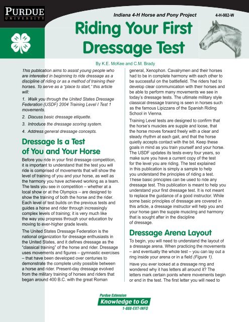 Riding Your First Dressage Test