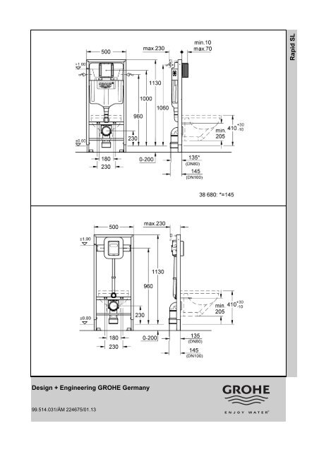 Ra pid SL Design + Engineering GROHE Germany