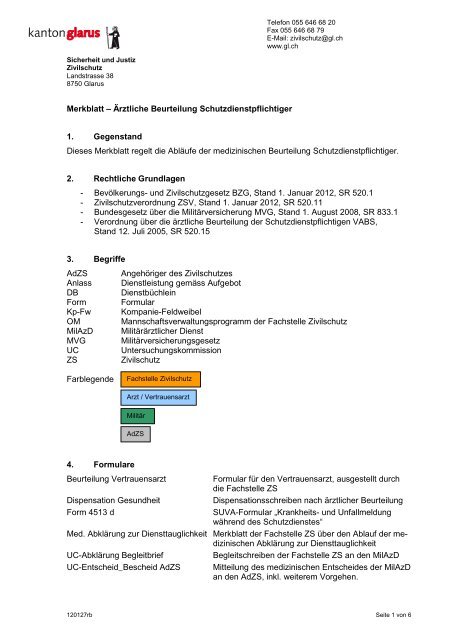 Merkblatt ärztliche Beurteilung 2012 [PDF, 33 KB]