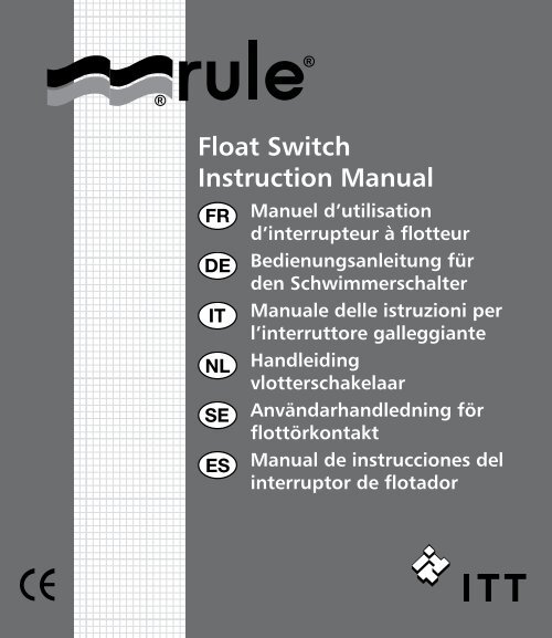 Float Switch Instruction Manual