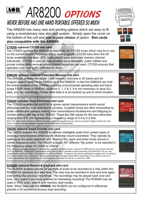ar8200 REVISED colour leaflet
