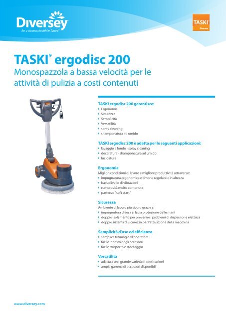 TASKI® ergodisc 200