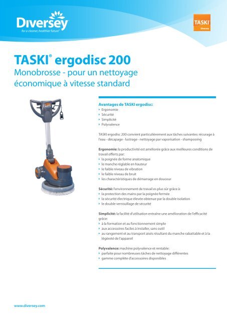 TASKI® ergodisc 200