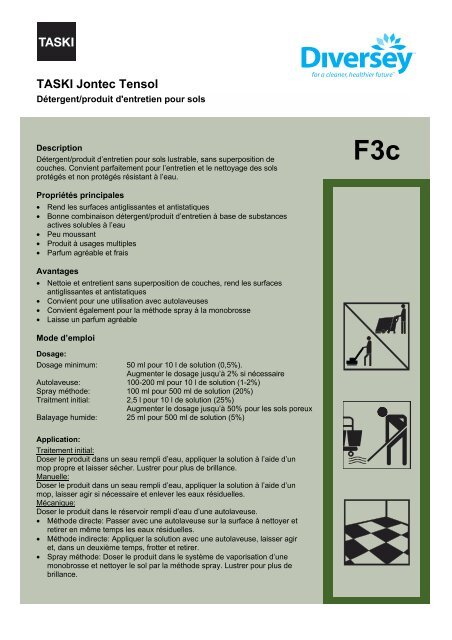 F3c TASKI Jontec Tensol