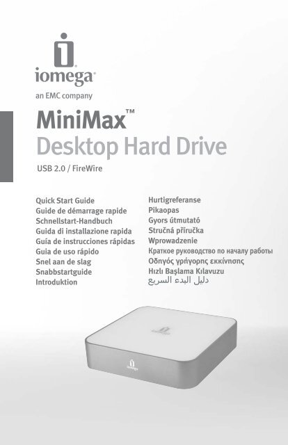 MiniMax™ Desktop Hard Drive - Iomega