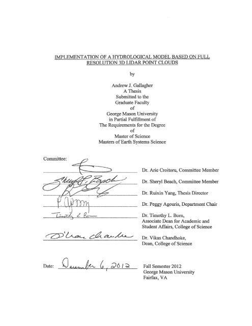 [Sample B: Approval/Signature Sheet] - MARS - George Mason ...