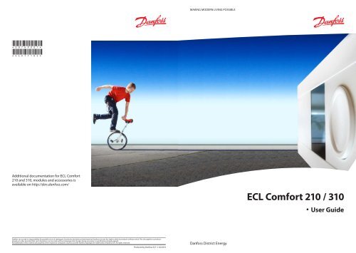 ECL Comfort 210/310 User Guide - Danfoss Heating for consumers